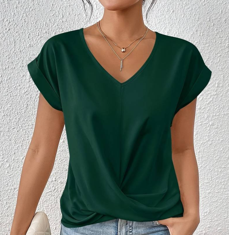 Ynez - Tummy Tucking V-Neck Top – Grant & Whitmore